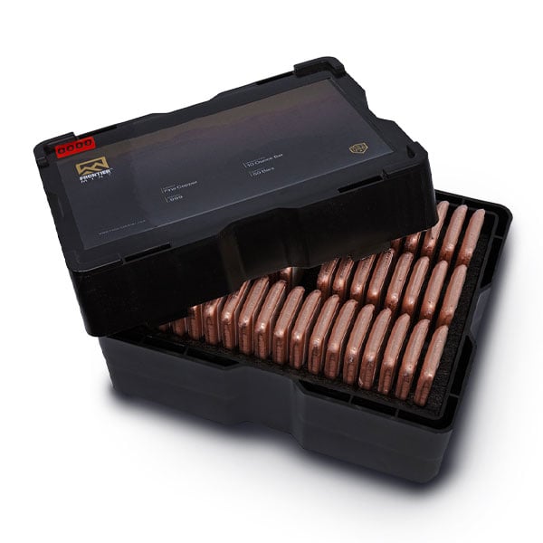 Frontier Mint COPPER Bar - 10 AVDP OZ, .999 Pure