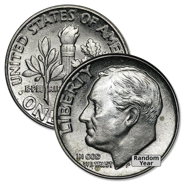 Barber/Mercury/Roosevelt Silver Dime 3-Coin Set, Good to Very Good ...