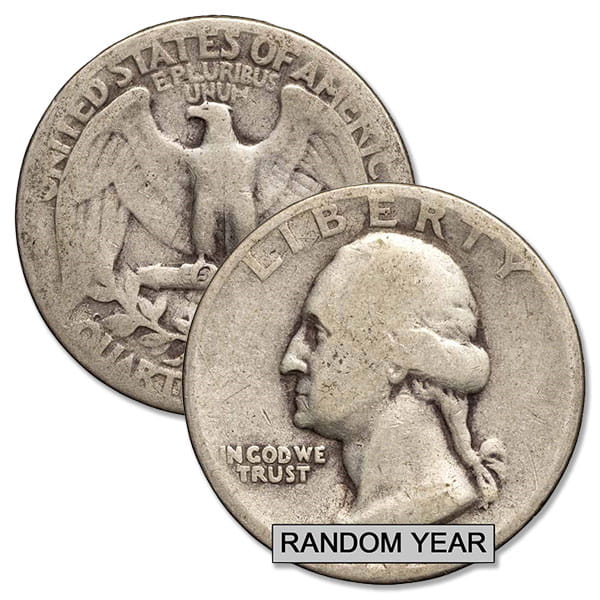 Barber/Standing Liberty/Washington Silver Quarter 3-Coin Set, Good to ...