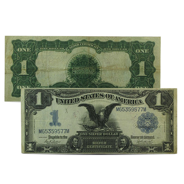 1899 $1 Black Eagle Silver Certificate - Good to Fine
