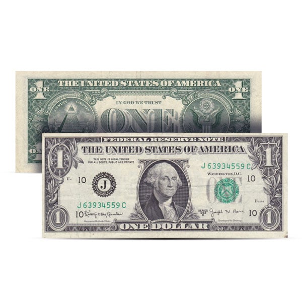 $1 U.S. Barr Note - Very Good to Extra Fine, 1963-B