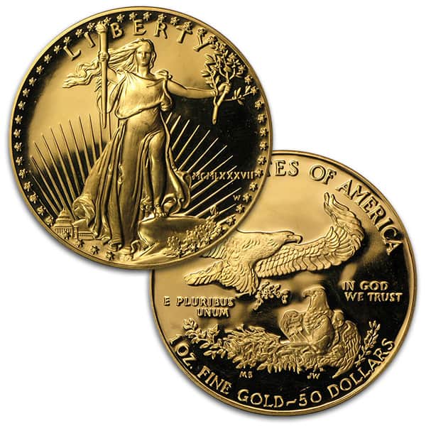 1987 1 Oz Proof Gold American Eagle Coin for Sale - Money Metals