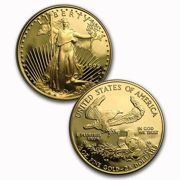 1995 Proof Gold Eagle Set (1 oz, 1/2-oz, 1/4-oz & 1/10-oz)