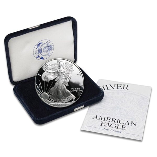1999 Proof Silver American Eagle Coin for Sale - Money Metals