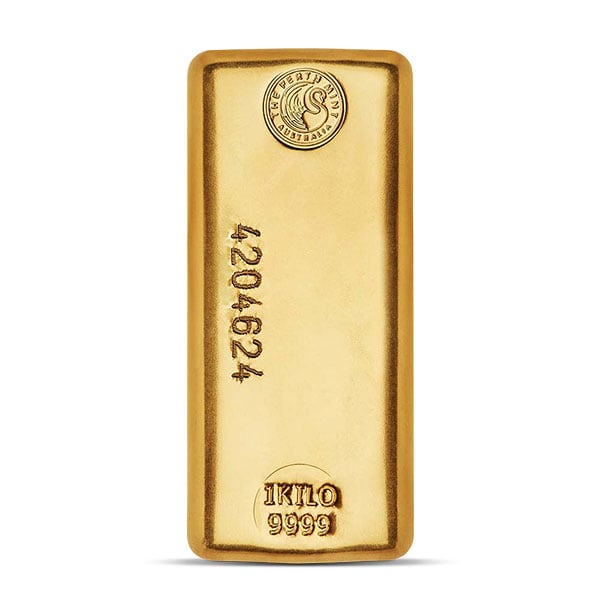 Perth Gold Bar - 1 Kilo (32.151 troy oz), .9999 Pure