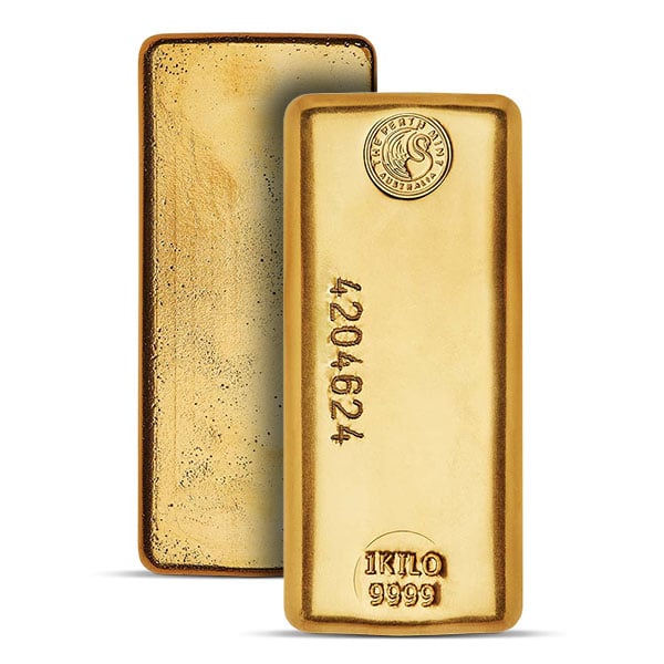 Perth Gold Bar - 1 Kilo (32.151 troy oz), .9999 Pure
