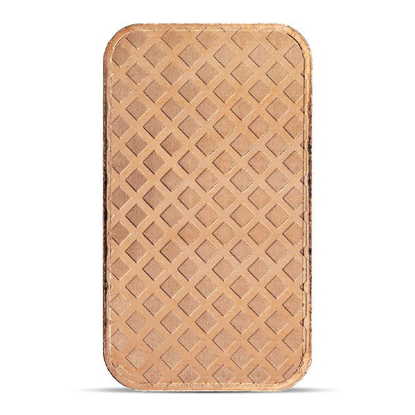 Copper BAR - Walking Liberty Design, 1 AVDP Oz, .999 Pure Copper