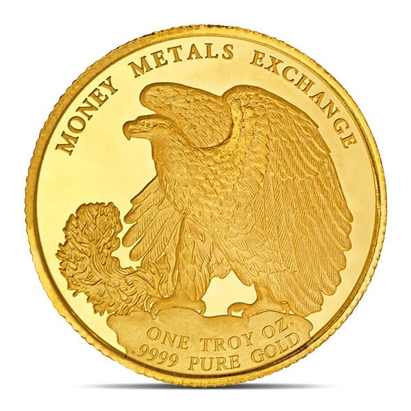 Walking Liberty Gold 1 Troy Oz Round - .9999 Pure