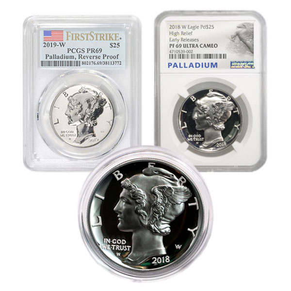 Buy 1 oz American Palladium Eagle Coins (US Mint) | Money Metals®