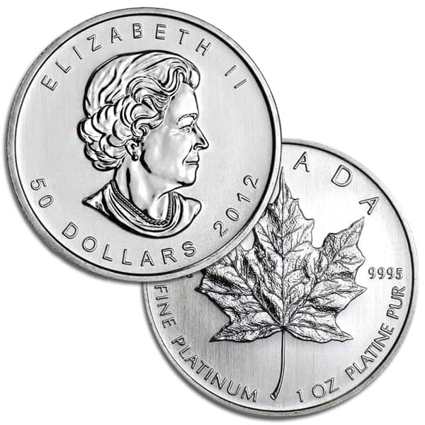 Buy 1 Oz Canadian Platinum Maple Leaf Coins | Money Metals