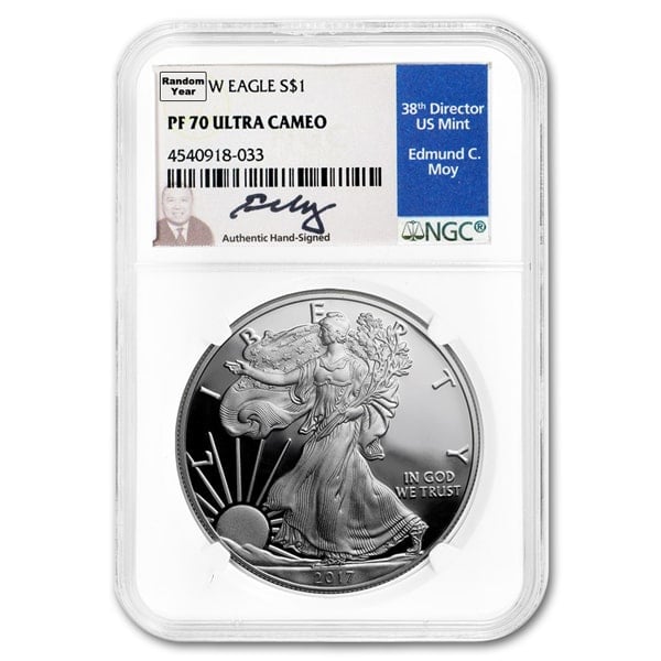 PR70 / PF70 Graded Silver American Eagle (PCGS / NGC) - RANDOM Dates 1 ...
