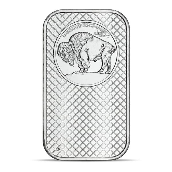 1 Oz Silvertowne Buffalo Silver Bars for Sale - Money Metals