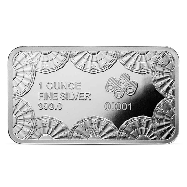 PAMP Suisse USA 250th Anniversary Silver Bar, 1 Troy Ounce, .999 Pure