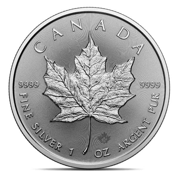 1 Oz Silver Canadian Maple Leaf Coins for Sale - Money Metals