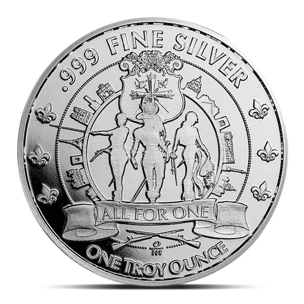 Three Musketeers Collection - Richelieu 1-oz Silver Proof