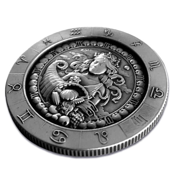 Zodiac silver rounds 60 photos - Astrologytoyou.com