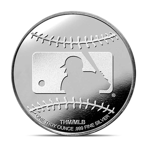 Dodgers 1 Oz Colorized MLB Silver Round in Capsule w/ Box - .999 Pure