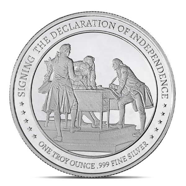 America 250th Anniversary 1 Ounce (Colorized) Silver Round, .999 Pure