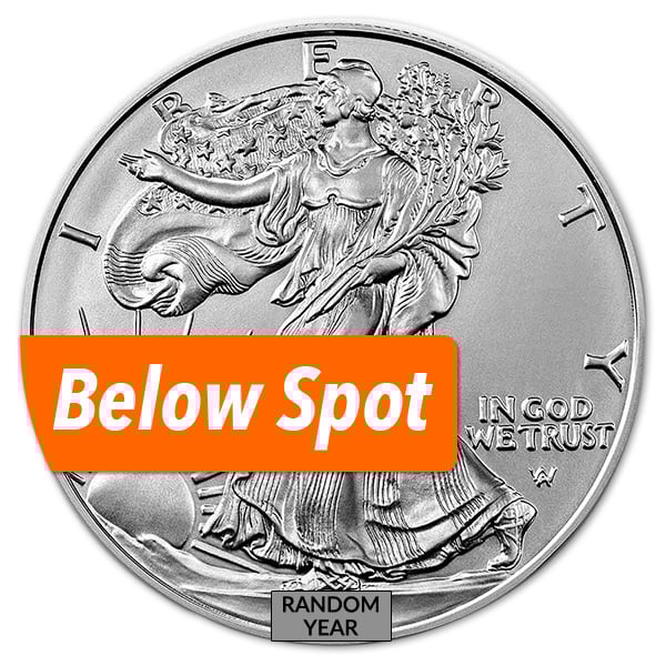 Random Silver Eagles (Dates/Type our Choice) - Money Metals