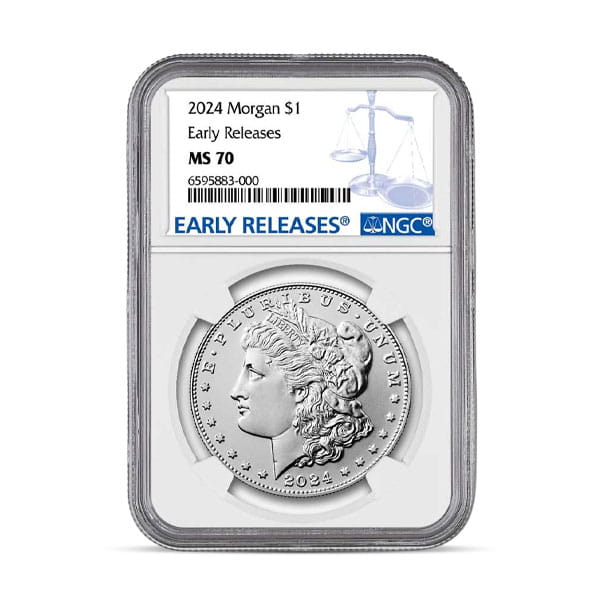 2024 Morgan and Peace Dollar 2-Coin Set - PCGS / NGC MS70 Silver Dollar ...