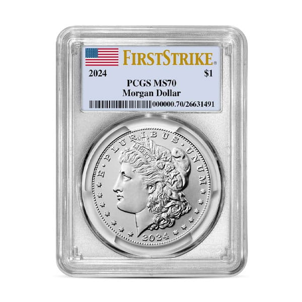 2024 Morgan and Peace Dollar 2-Coin Set - PCGS / NGC MS70 Silver Dollar ...