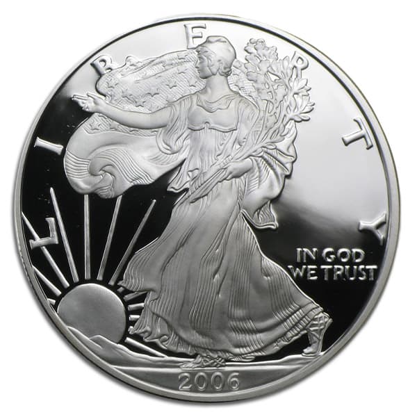 2006 Proof Silver American Eagle Coin for Sale - Money Metals
