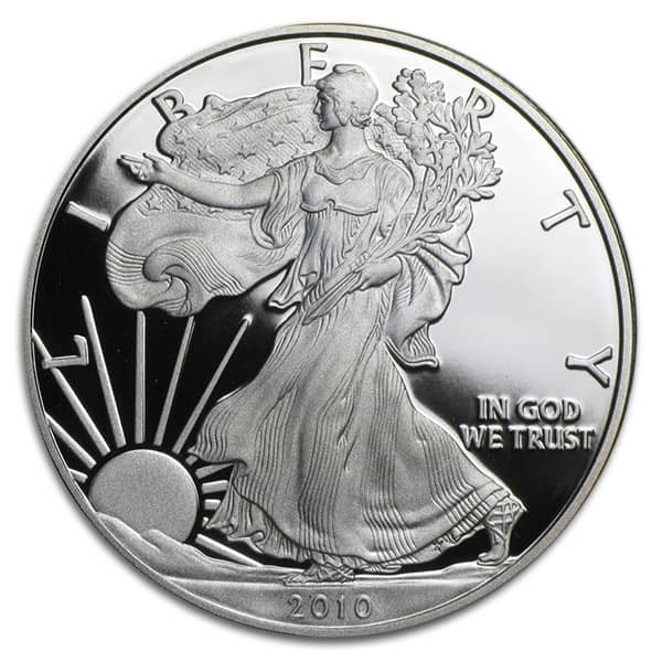 2010 Proof American Silver Eagle Coins for Sale - Money Metals