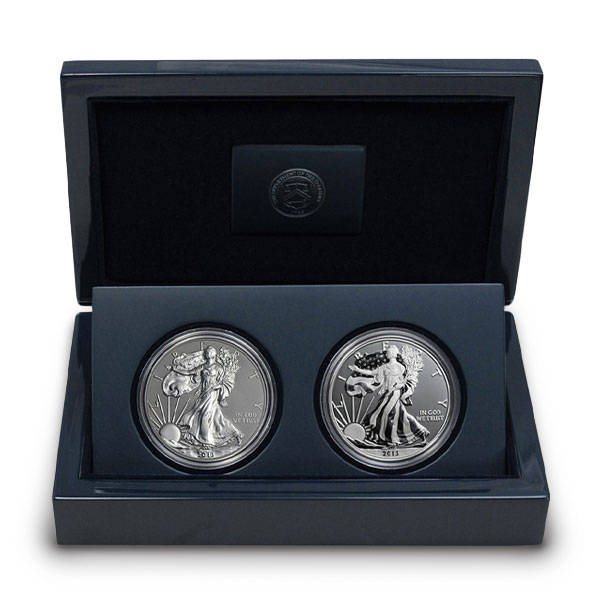 2013-W Silver Eagle 2 Coin Set