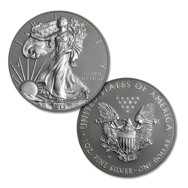 2013-W Silver Eagle 2 Coin Set