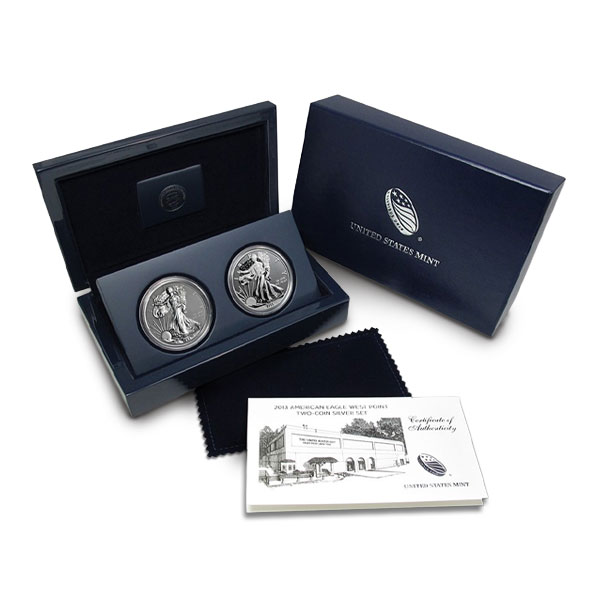 2013-W Silver Eagle 2 Coin Set