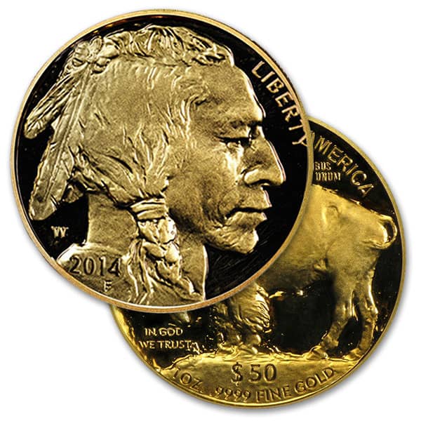 2014 Proof Gold American Buffalo - 1 Troy Ounce .9999 Pure Gold