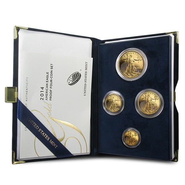 2014 Proof Gold Eagle Set (1 oz, 1/2-oz, 1/4-oz & 1/10-oz)