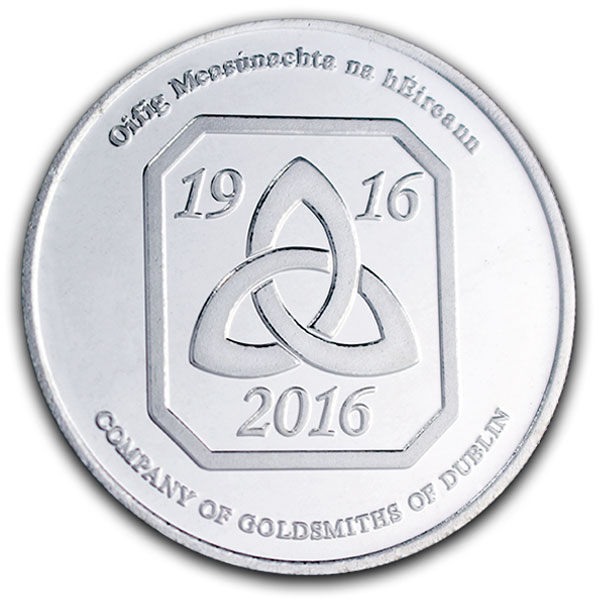Irish Shamrock - 1 Troy Ounce .999 Silver