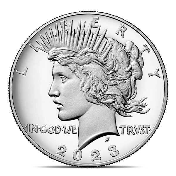 2023-S Silver Peace Dollar, .999 Pure (in OGP)