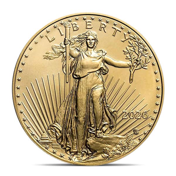 2026 Gold American Eagle Coin - 1 Troy Ounce, 22k Purity