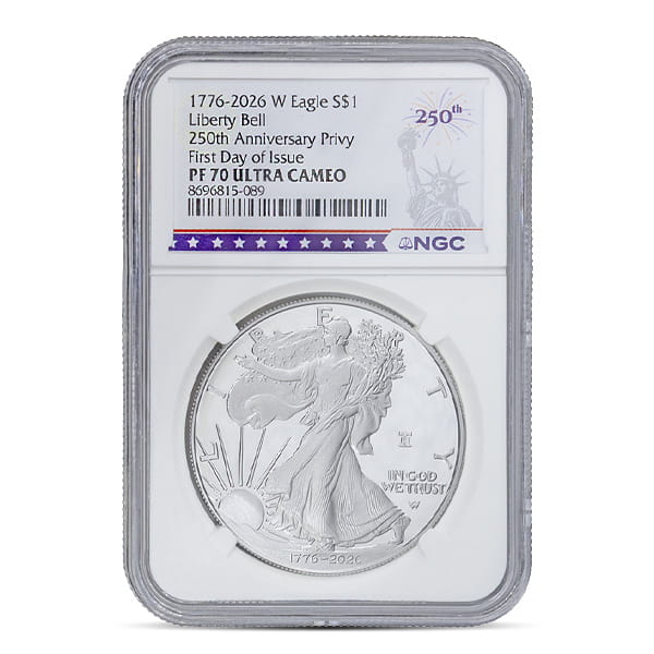 2026 NGC PF70 Ultra Cameo 250th Anniversary Privy Silver American Eagle