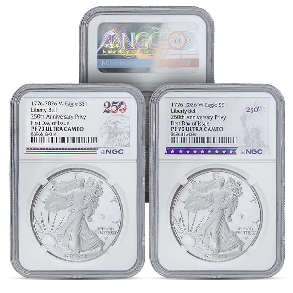 2026 NGC PF70 Ultra Cameo 250th Anniversary Privy Silver American Eagle