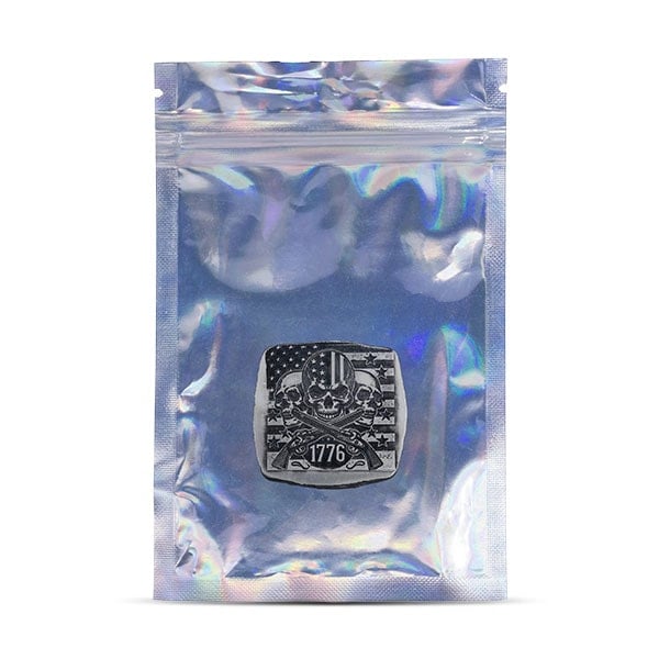 1776 Square 2 Ounce Bar, .999 Pure Silver