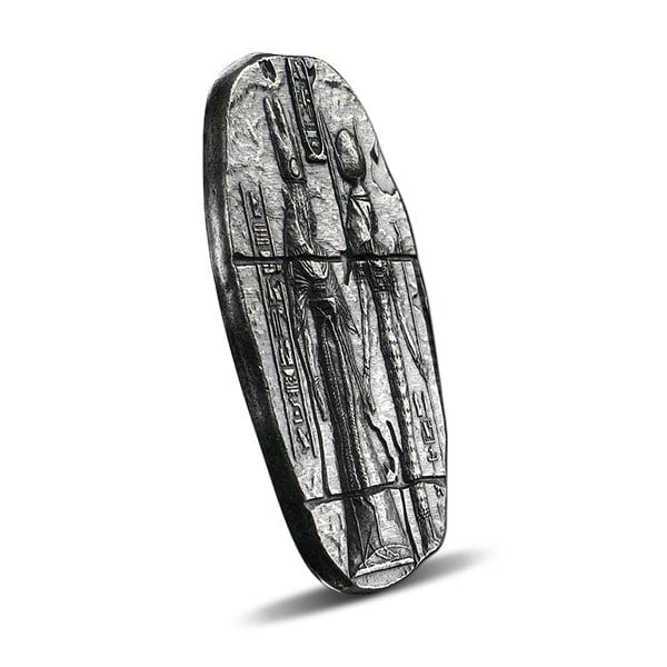 Egyptian Goddesses Hathor, Isis, Mut, and Ma'at 2 Oz Silver Bar - .999 Pure