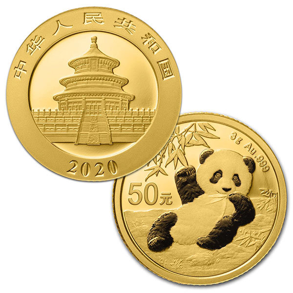 Chinese Panda Gold - 3 Gram, .999 Purity