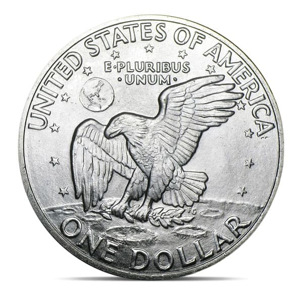 40% Silver Eisenhower Dollars (.3161 oz silver)