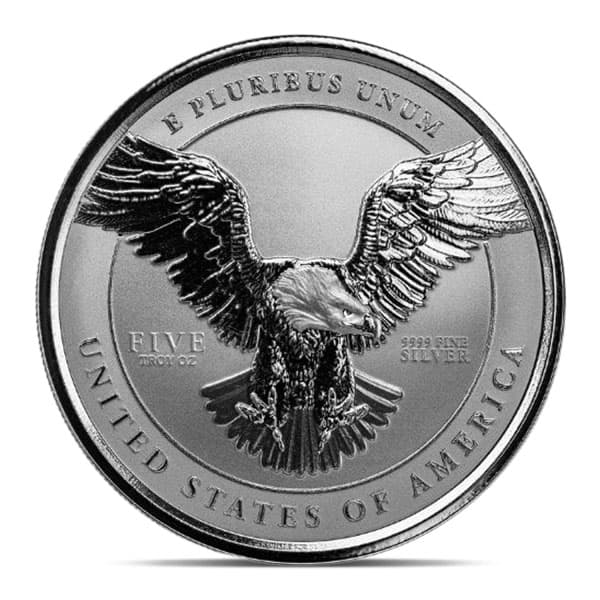 Trump 2024 - 5 Oz Silver Presidential Medal, .9999 Pure