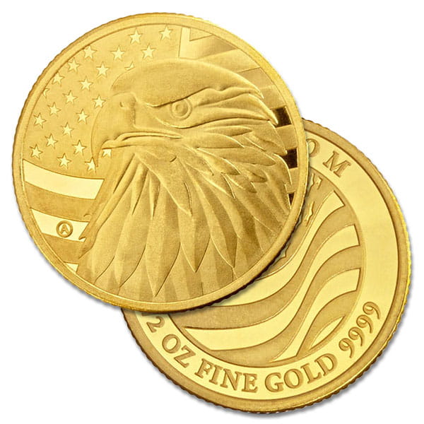 1/2 Oz Random Design Gold Round - .9999 Pure