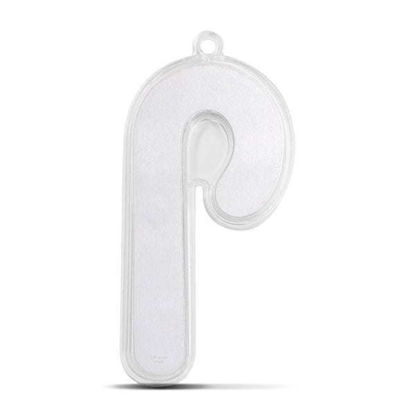 Candy Cane Silver - 1/2 Troy Ounce, .999 Pure (Ornament Capsule)