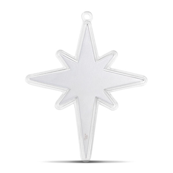Star of Bethlehem Silver - 1/2 Troy Ounce, .999 Pure (Ornament Capsule)