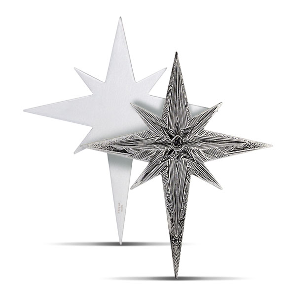 Star of Bethlehem Silver - 1/2 Troy Ounce, .999 Pure (Ornament Capsule)
