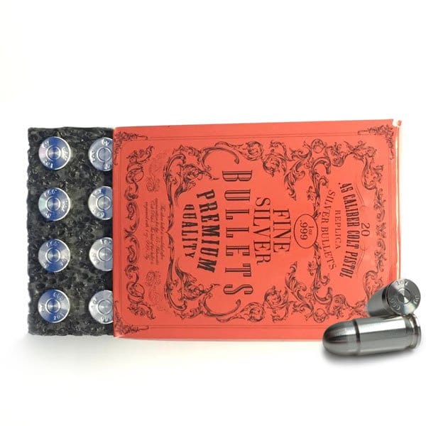 Buy 1 oz Silver Bullets Online .45 Caliber [NEW] | Money Metals Exchange®