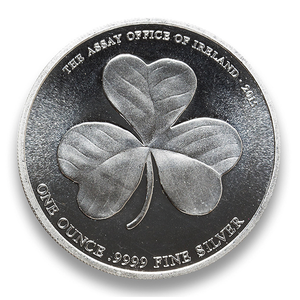 The silver Irish Shamrock is a great alternative to sovereign coins ...