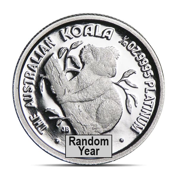 Platinum Australian Koala (Date Our Choice), .9995 Pure - 1/10 Troy Ounce