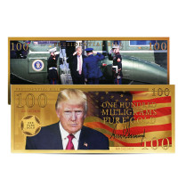 Trump Presidential Gold Aurum Note - 100 Milligrams .9999 Pure